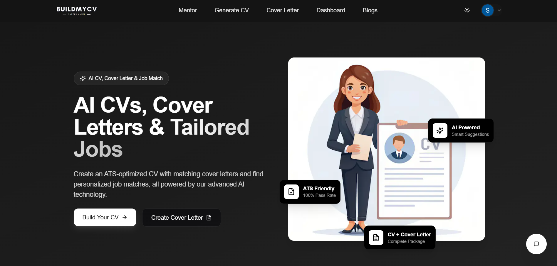 BuildMyCv - AI Resume Builder & Job Matching
